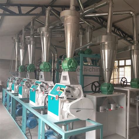 Wheat Flour Mill Machinery Complete 20td Corn Flour Mill Plant Wheat