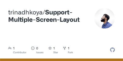 Github Trinadhkoyasupport Multiple Screen Layout