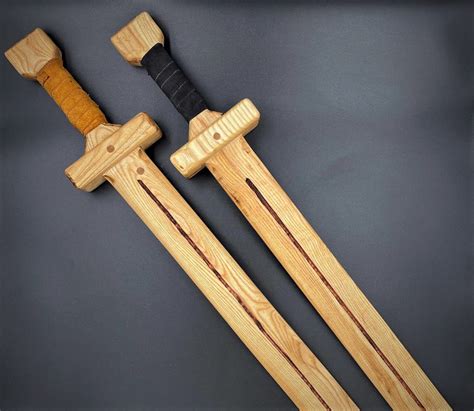 Toy wooden sword With leather sheath Knight's sword | Etsy