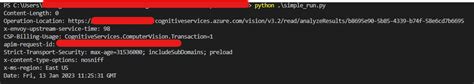 Azure Computer Vision Ocr Api Bad Or Unrecognizable Request Json Or