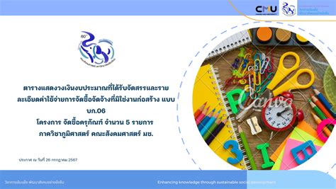 ตารางแสดงวงเงินงบประมาณที่ได้รับจัดสรรและรายละเอียดค่าใช้จ่ายการจัดซื้อดจัดจ้างที่มิใช่งาน