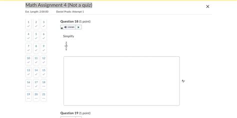 Solved Simplify Chegg