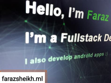 Faraz Sheikh On Linkedin Portfoliowebsite Javascript