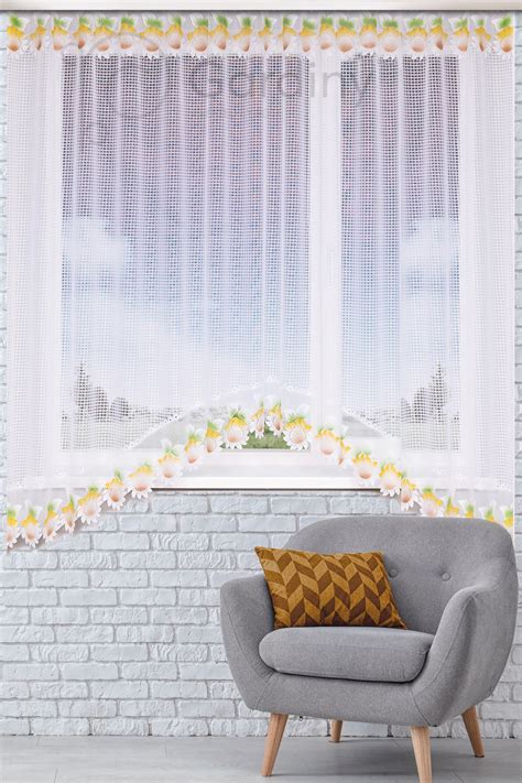 Штора Арка тюль на кухню фіранки гардини ТДВ РГТФ В 441Г42УК 99 Білий Sku В 441Г42УК