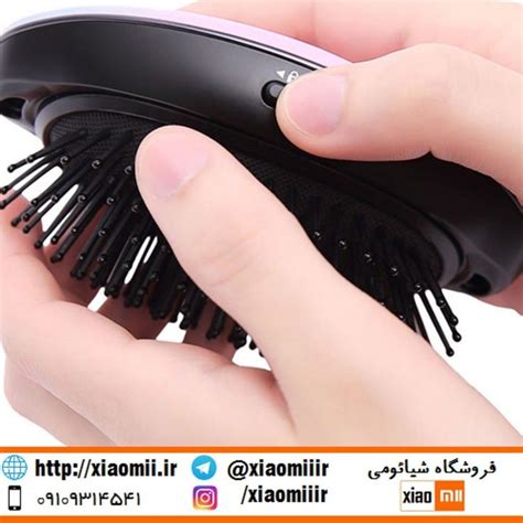 برس مو شیائومی موهای انسان یون های مثبت و منفی دارد سشوار زدن یون مثبت