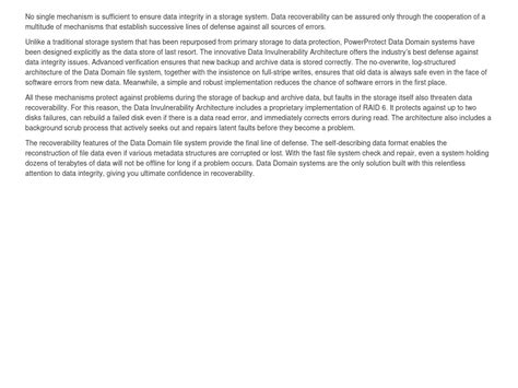 conclusion powerprotect data domain data invulnerability architecture dell technologies info hub