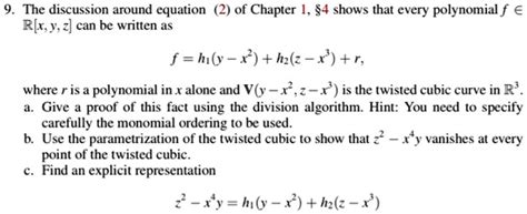 Solved The Discussion Around Equation Chapter 1 4 Shows That Every