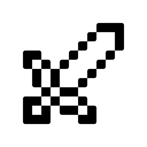Cursor Minecraft Sword Icons Logos Symbols Free Download Png Svg