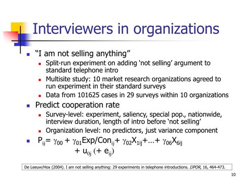 PPT Multilevel Models In Survey Error Estimation PowerPoint Presentation ID