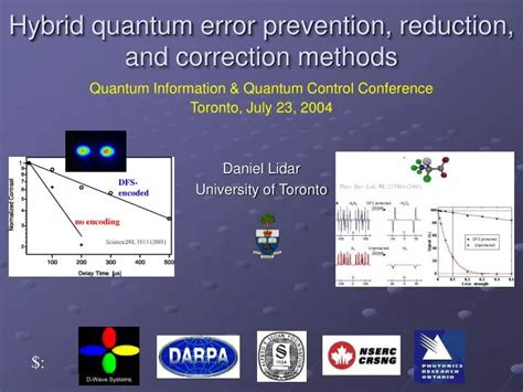 PPT Hybrid Quantum Error Prevention Reduction And Correction Methods PowerPoint Presentation