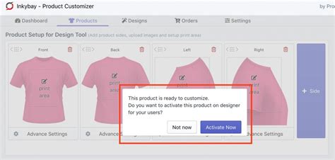 how to create a custom product in shopify using inkybay product