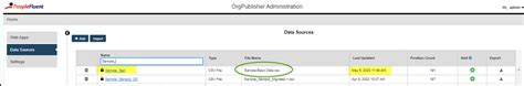CSV Data Source Chart Is Not Displaying Updated Data PeopleFluent