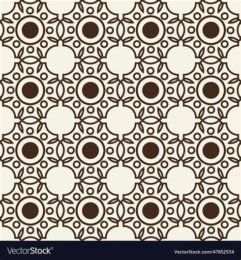Monochrome Seamless Background Pattern Royalty Free Vector