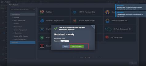 How To Install Nextcloud In Oxacloud Oxabox