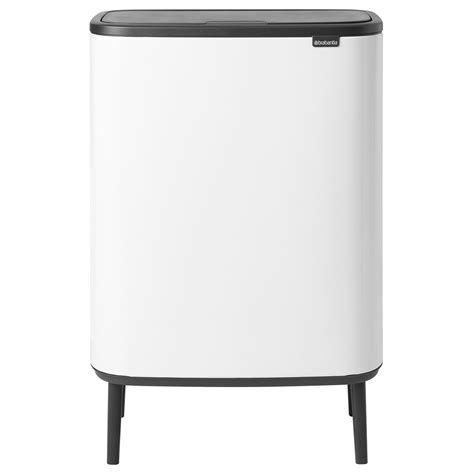 Brabantia Bo Touch Bin Hi X L White Pre Used Design Franckly