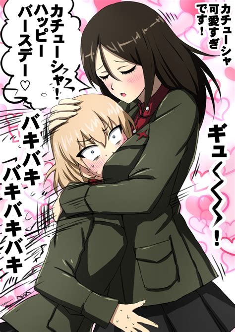 Katyusha And Nonna Girls Und Panzer Drawn By Omachislabco Danbooru