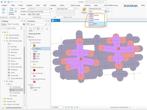 Solved Arcgis Pro 302 The Result Of The Service Area” Esri Community