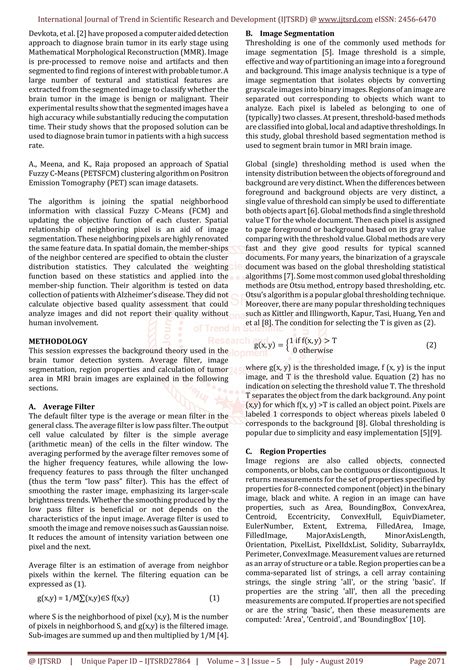 Brain Tumor Detection System For Mri Image Pdf