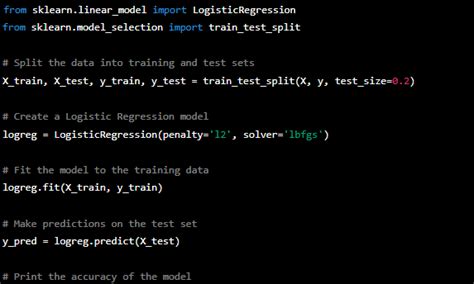 Information Classification And Logistic Regression With Python