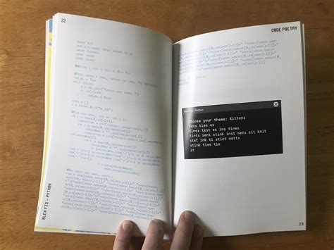 code poetry book