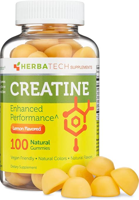 Herbatech Supplements Creatine Monohydrate Gummies For Men