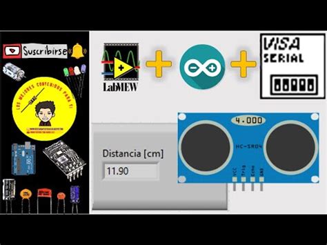 Labview + Arduino #6 - Sensor ultrasónico HC-SR04 - Sin librerías - YouTube