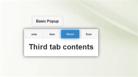 Jquery Load Dynamic Content In Tabs Present In Popup Stack Overflow
