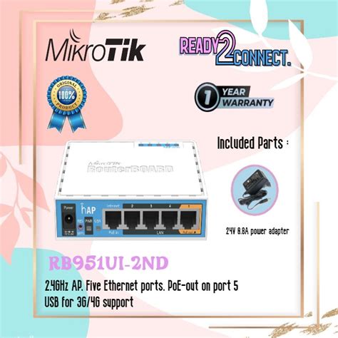 Jual Mikrotik RB951Ui 2ND HAP Router Wireless Shopee Indonesia