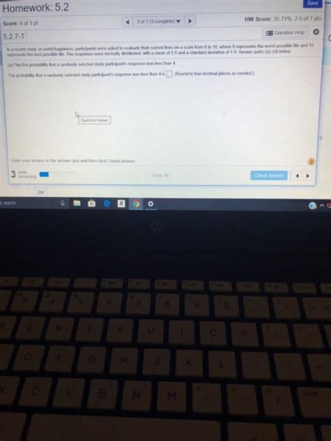 Solved Save Homework 5 2 Score 0 Of 1 Pt 30173 Complete Hw