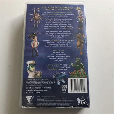The Wiggles Space Dancing An Animated Adventure Vhs Original Wiggles