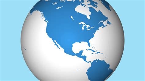 World Globe Map Animated