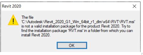 Solved Revit 2020 1 Update Fatal Error During Installation Autodesk Community