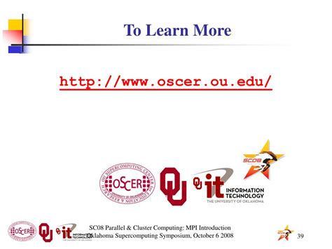 Ppt Parallel Programming And Cluster Computing Mpi Introduction