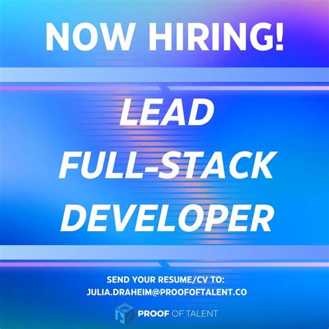 Proof Of Talent On Linkedin Crypto Blockchain Web3 Hiring Nowhiring Fullstack Engineering