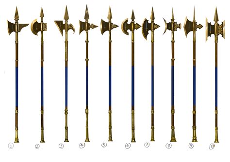 Artstation Glaives Pikes And Halberds