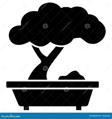 Bonsai Which Can Easily Modify Or Edit Stock Vector Illustration Of Easily Edit 258244129