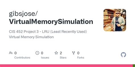 Github Gibsjosevirtualmemorysimulation Cis 452 Project 3 Lru