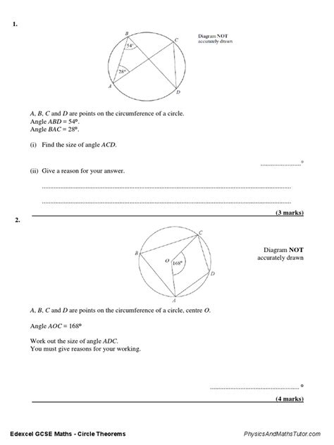 circle theorems qp pdf circle angle