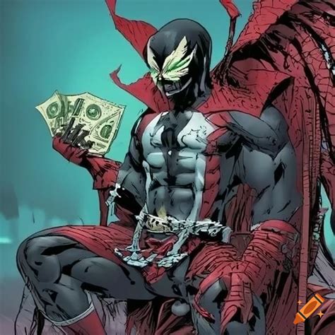Imagine Saleen Mustang In The Style Of Todd Mcfarlanes Spawn On Craiyon