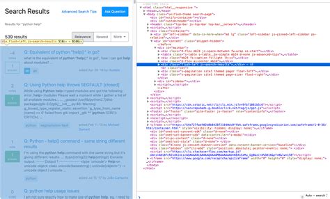 Python Scraping Stack Overflow With Beautifulsoup Returns Nothing