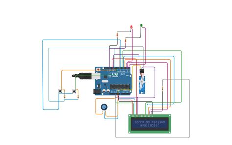 circuit design parking lot tinkercad