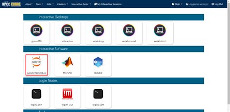 how to use interactive software jupyter notebooks on hpcc icto faq