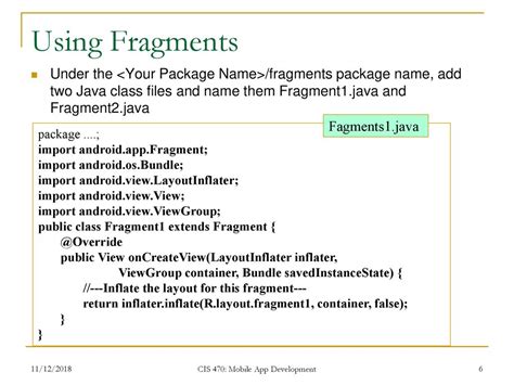 Cis 470 Mobile App Development Ppt Download