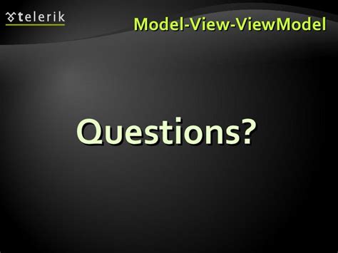 Model View Viewmodel