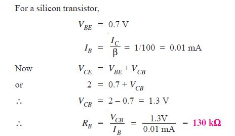 Solved Problems On Transistor Biasing Electronics Post