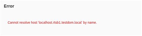 Cannot Resolve Host By Name Sap Installation Sap Community
