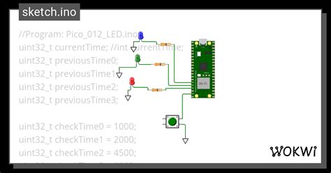 BlinkLED Wokwi ESP32 STM32 Arduino Simulator
