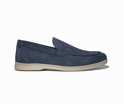 Mocassin Souple En Daim Bleu Clair Chaussures Pour Hommes Et Femmes Maroc