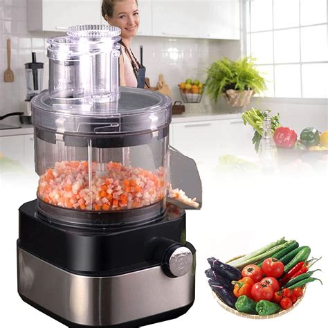 600w Commercial Electric Vegetable Dicer Slicer Fruit Cutting Shredder With 6 8 10