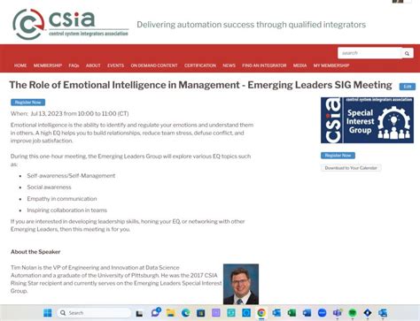 Control System Integrators Association Csia On Linkedin